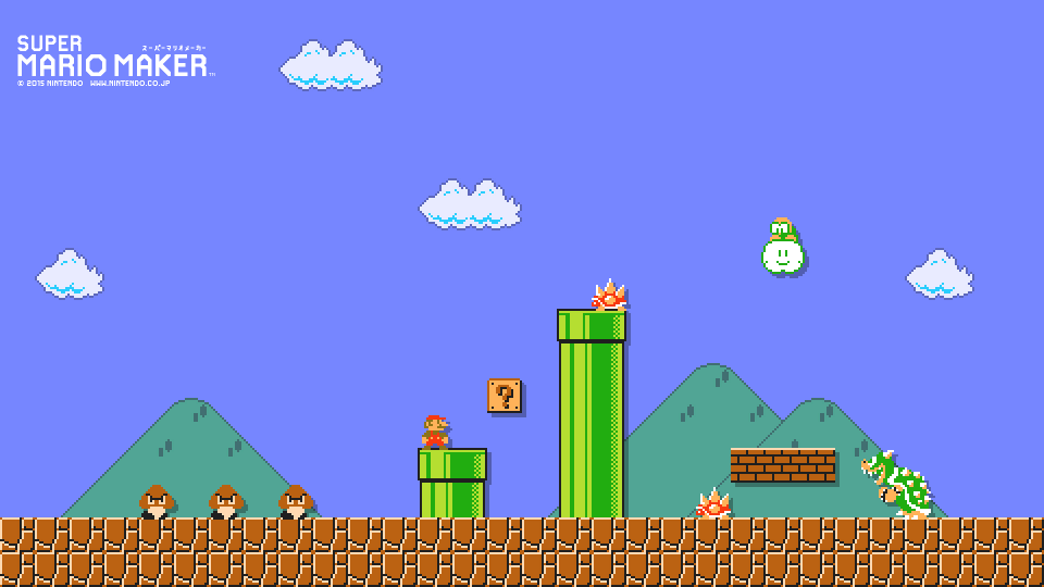'Super Mario Maker' Wallpaper Creator Turns Levels Into Mobile And ...