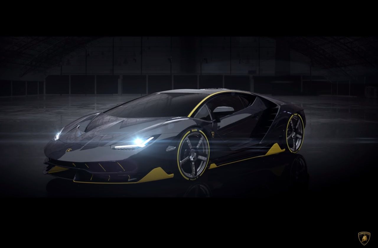 Lamborghini Centenario Side View