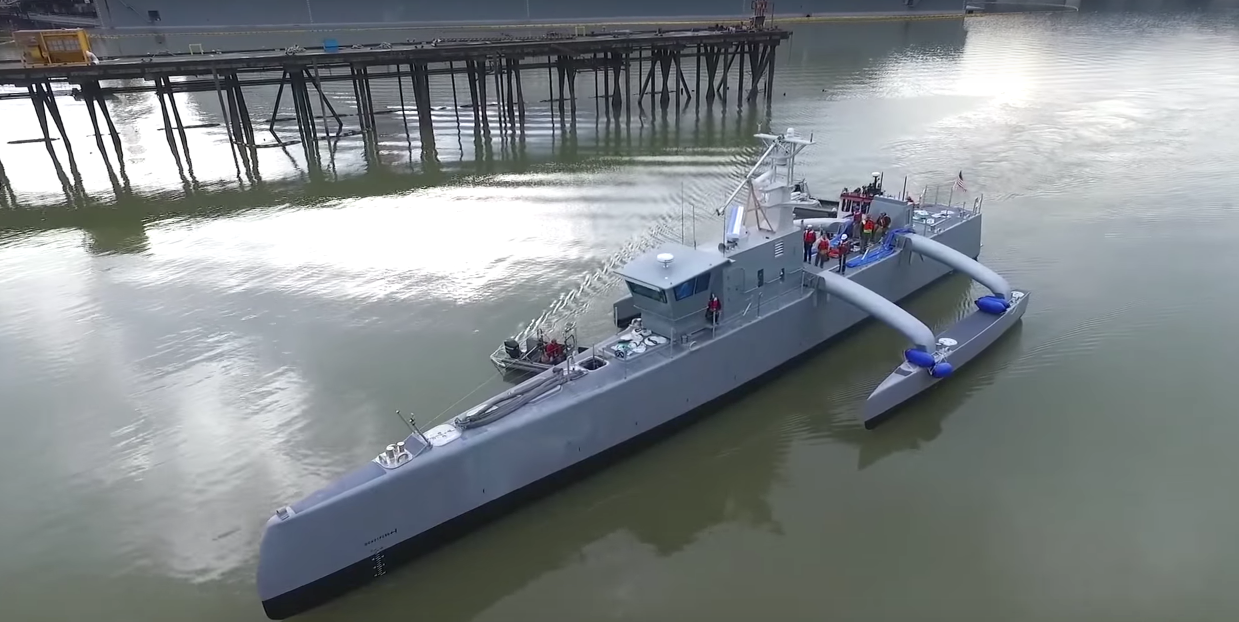 Watch DARPA’s 140-Ton Submarine Drone Go For A Cruise [VIDEO]