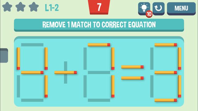 'Move The Match' iOS Cheats: Puzzle Answers For Episode 1, Levels 1-50