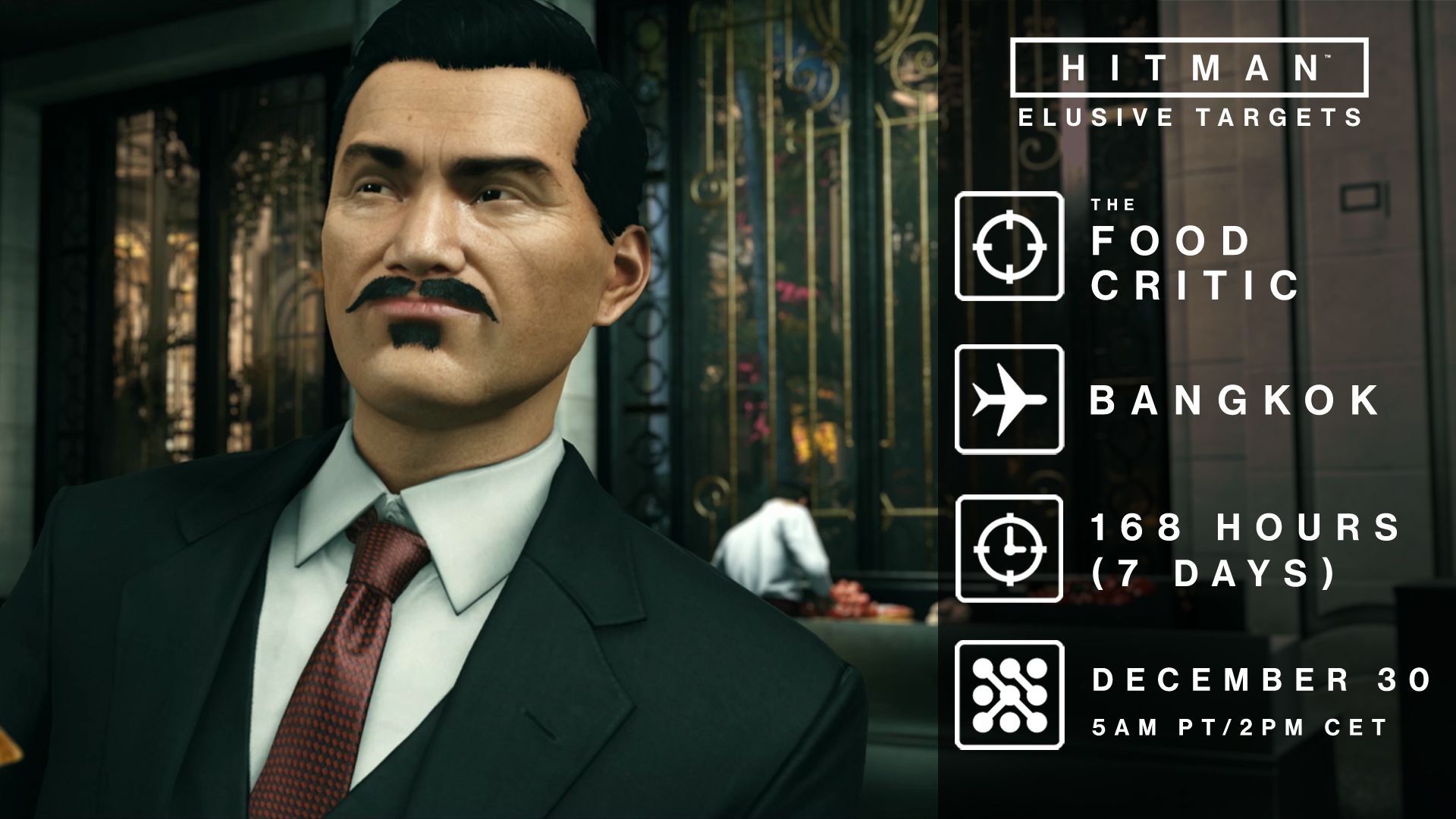 'Hitman' Elusive Target 17 Is Roaming Bangkok For Next Seven Days