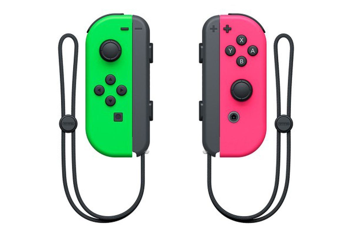 Pink & Green Joy-Cons From Nintendo Switch Splatoon Bundle Arrives In March