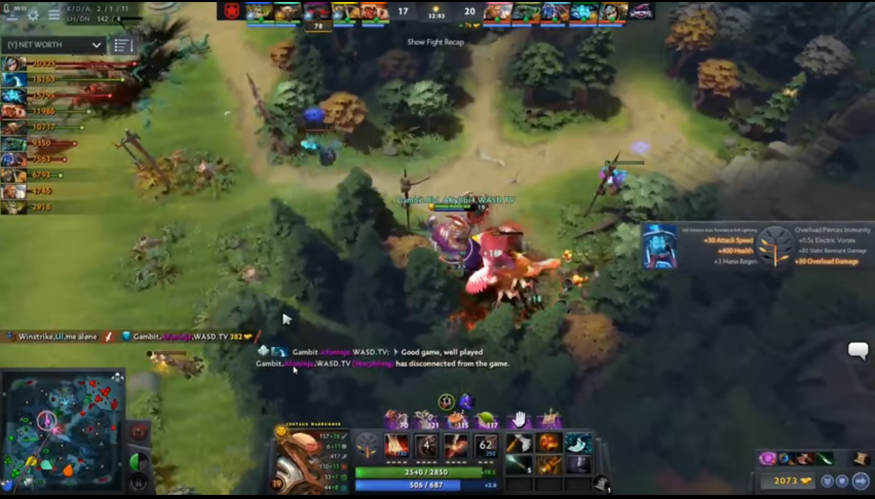 Dota 2: Gambit’s Afoninje Rage Quits In Match Versus Winstrike At TI9 CIS Qualifier