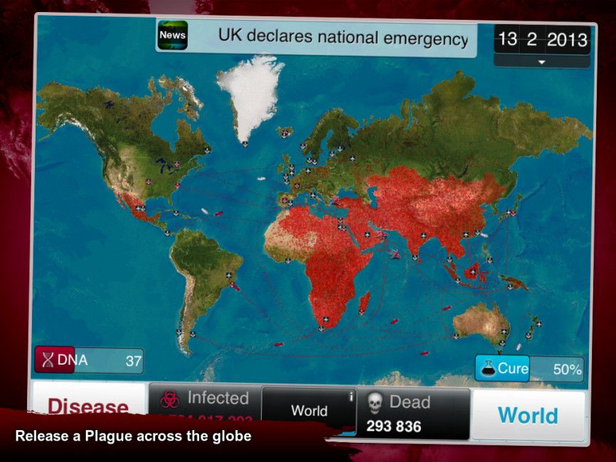 Plague Inc.: Evolved Now Available On Nintendo Switch