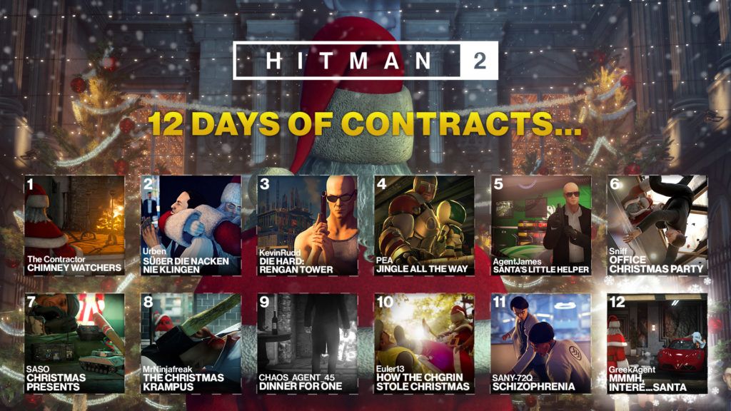 Hitman 2: Final Set Of Contracts For 12 Days Of Contracts Now Live