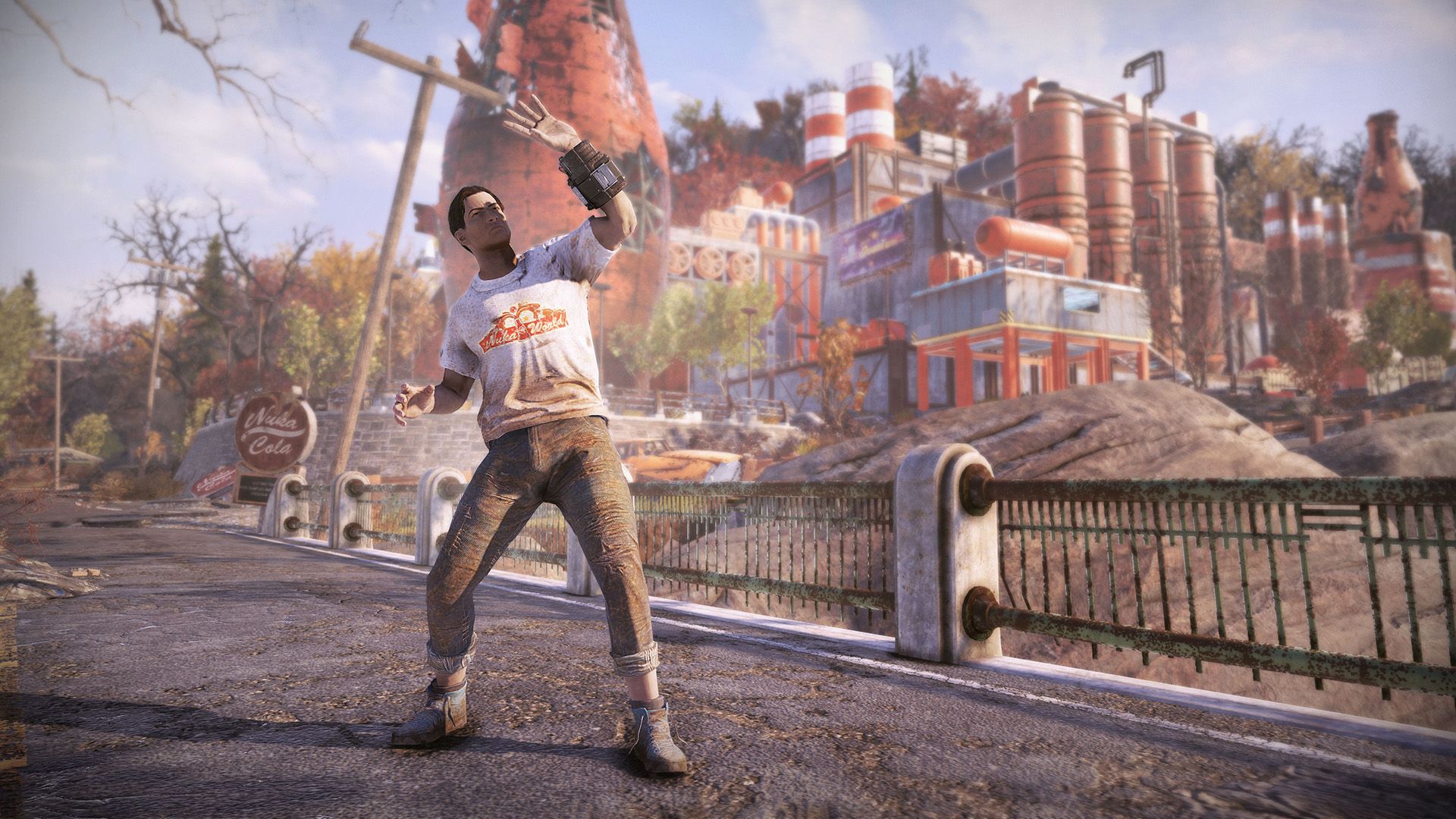 Fallout 76 Atomic Shop: Nuka-World Geyser Outfit Is Free This Week