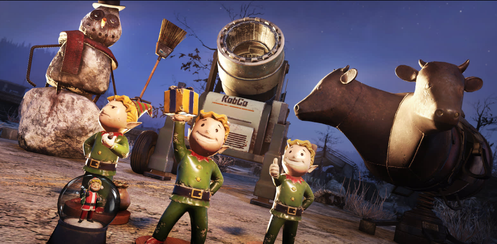 Fallout 76 Atomic Shop: Get Into The Holiday Spirit With The Bucking ...