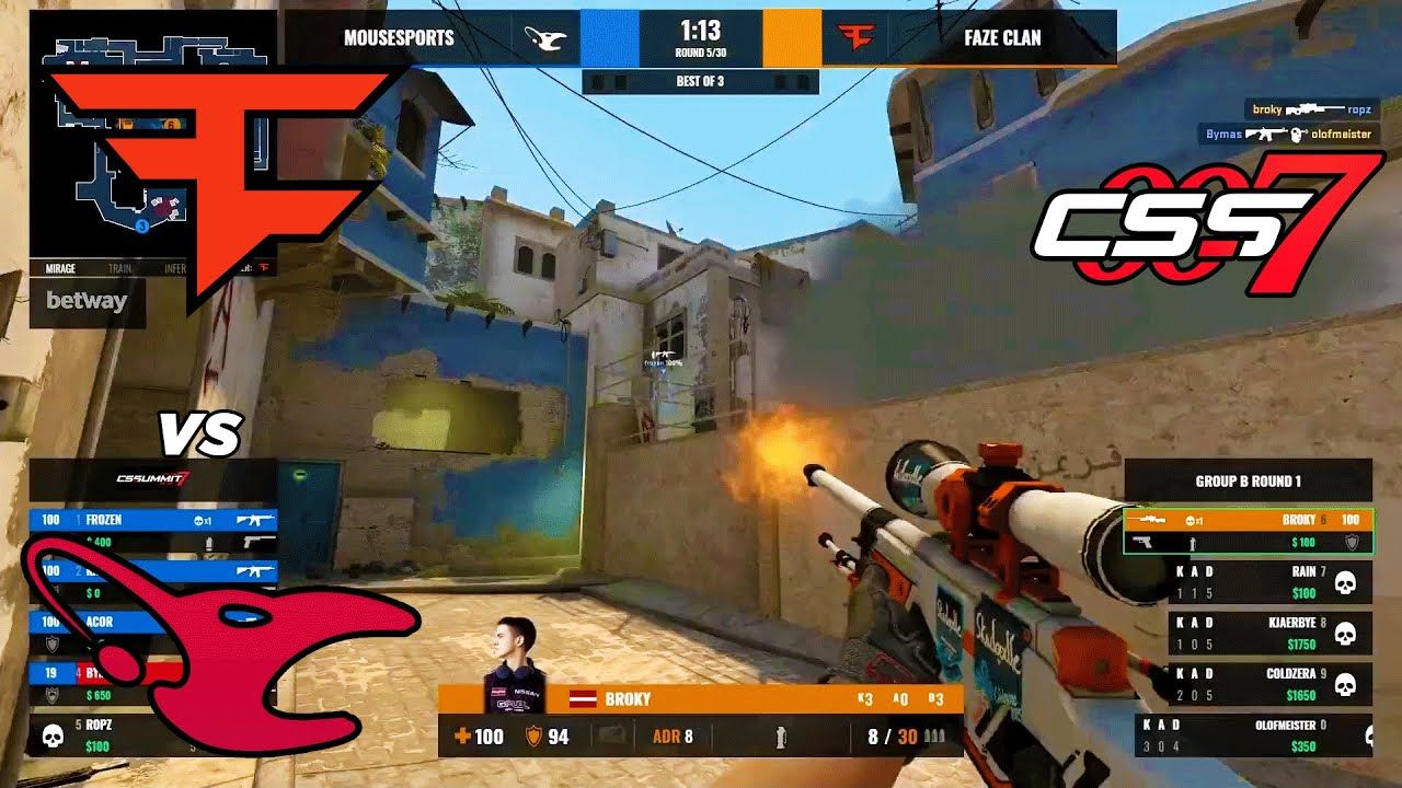 Counter-Strike: Global Offensive FaZe vs. Mousesports cs_summit 7