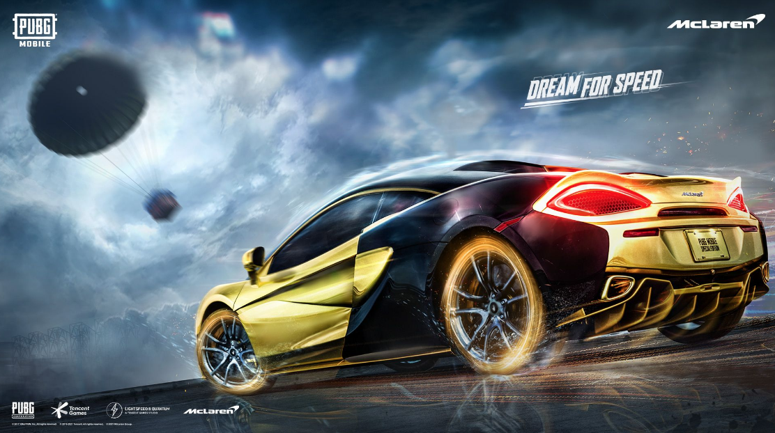 McLaren 570S Coupé Speeds its Way to PUBG Mobile