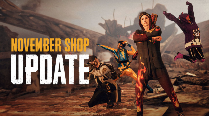 PUBG Releases November Shop Update