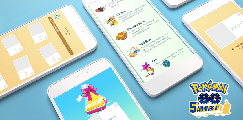 Pokémon GO Introduces New Postcard Book Feature