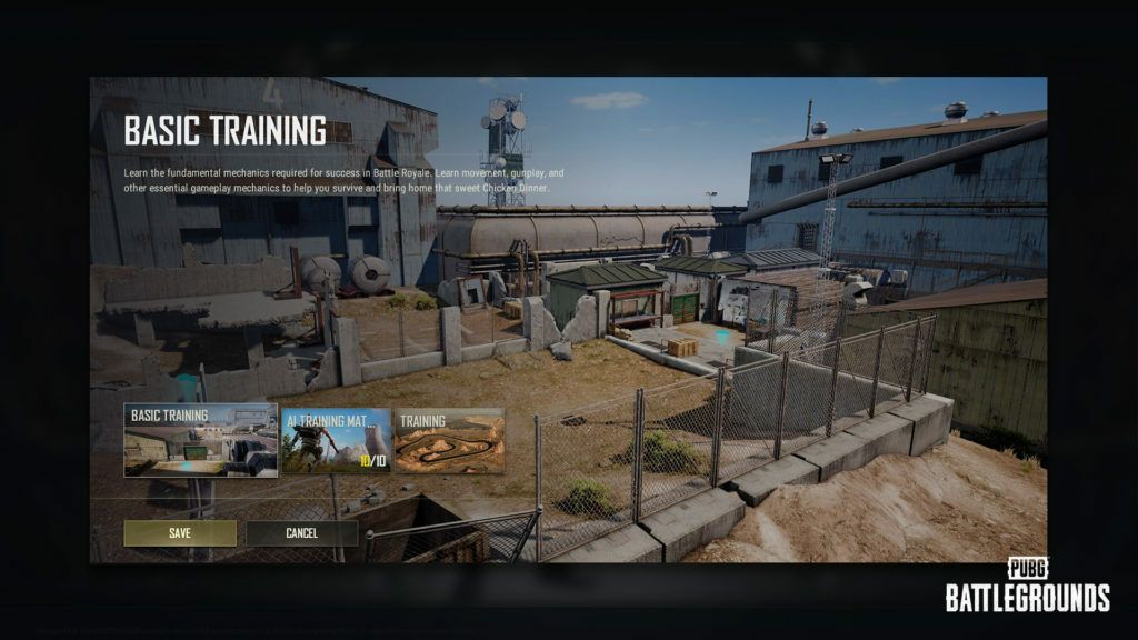 PUBG Launching the Tutorials Mode in Patch 15.2