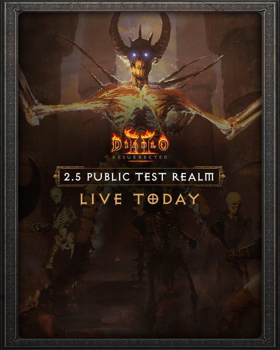 Diablo II: Resurrected Patch 2.5 Now Live on PTR; Introduces Terror Zones