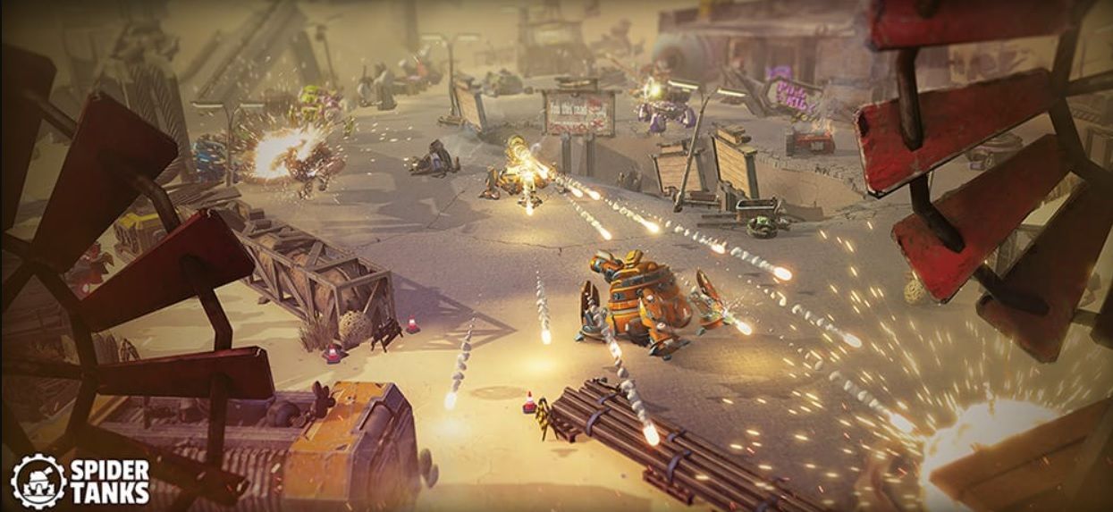 Spider Tanks Now Available on PC