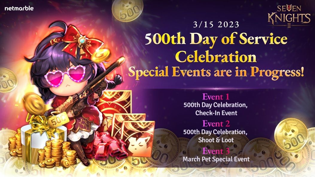 Seven Knights 2 Celebrates 500th Day Anniversary with In-Game Events