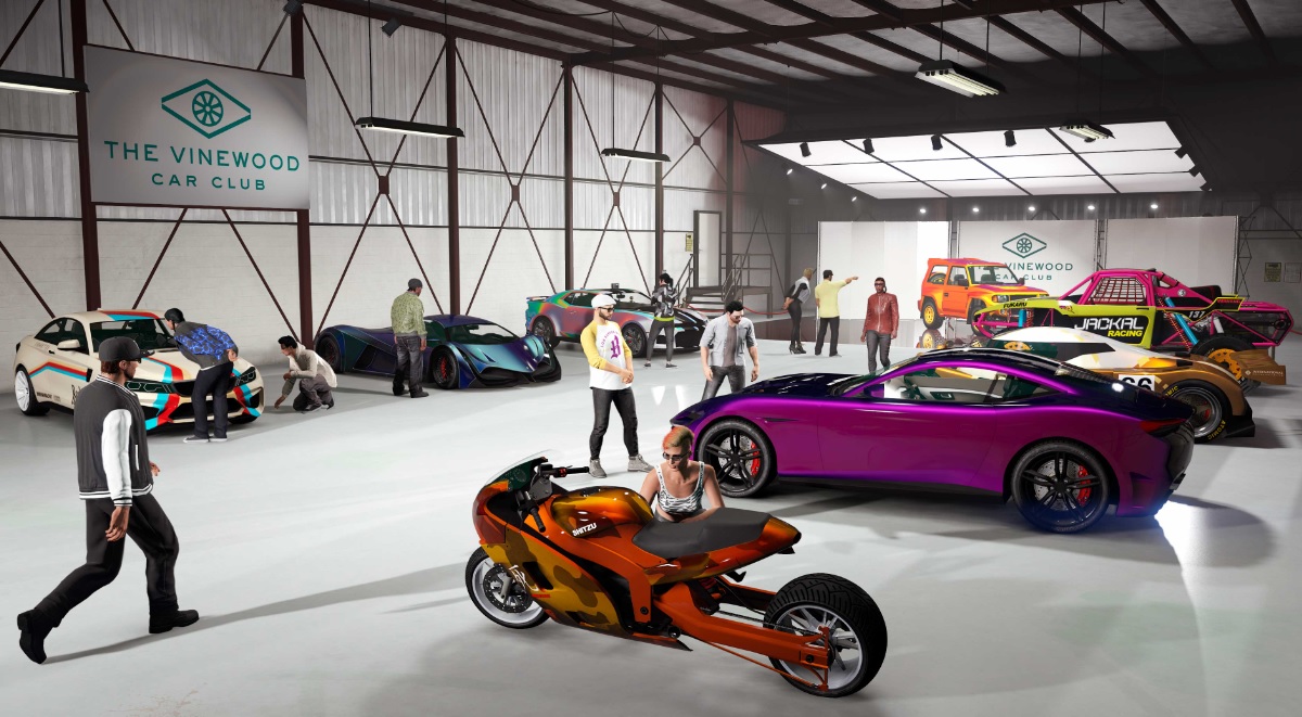 GTA Online: Here's How The Vinewood Car Club Works
