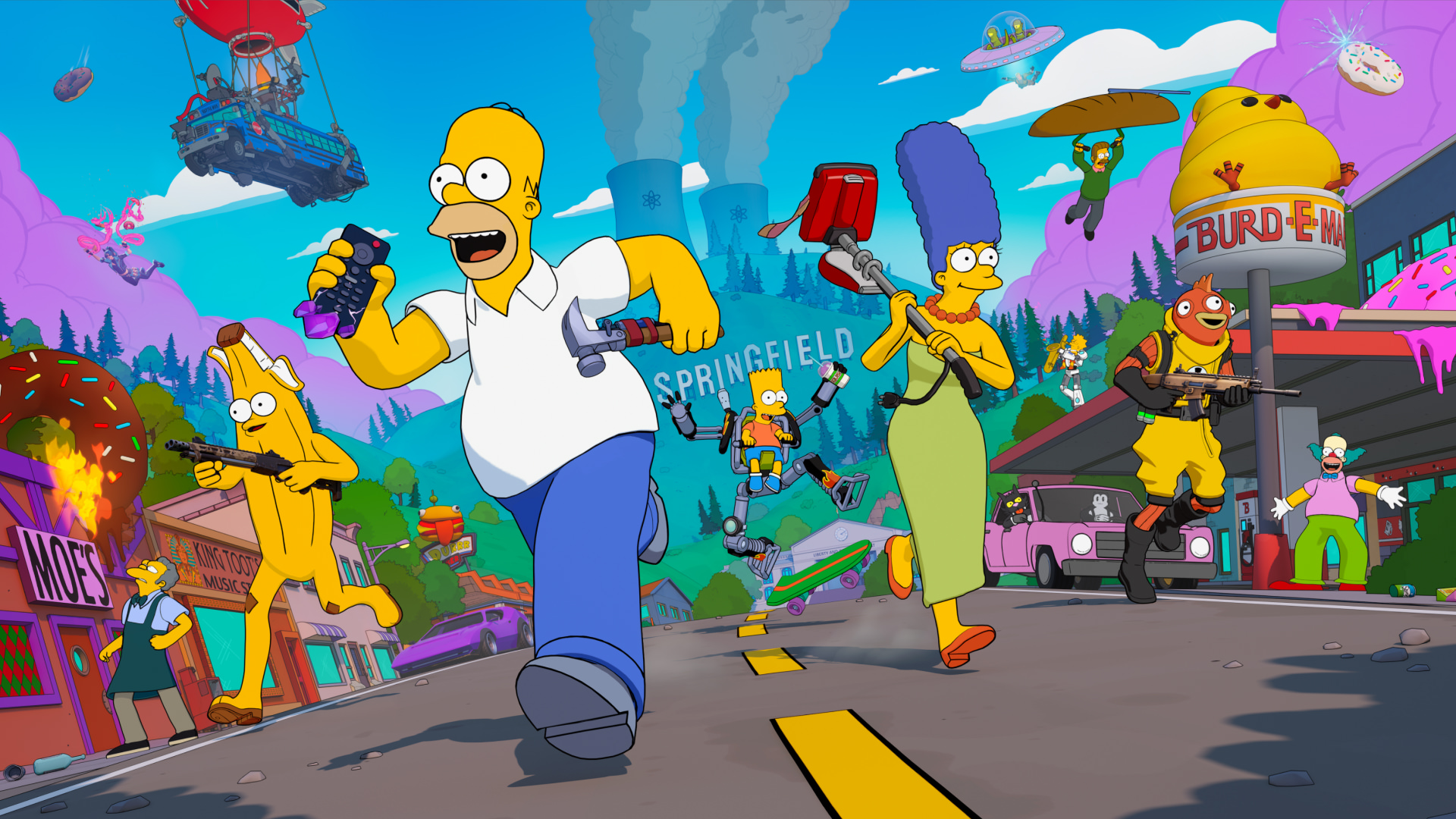 'D'oh!': 'Fortnite' Fans Go Wild as 'The Simpsons' Take Over in Epic ...