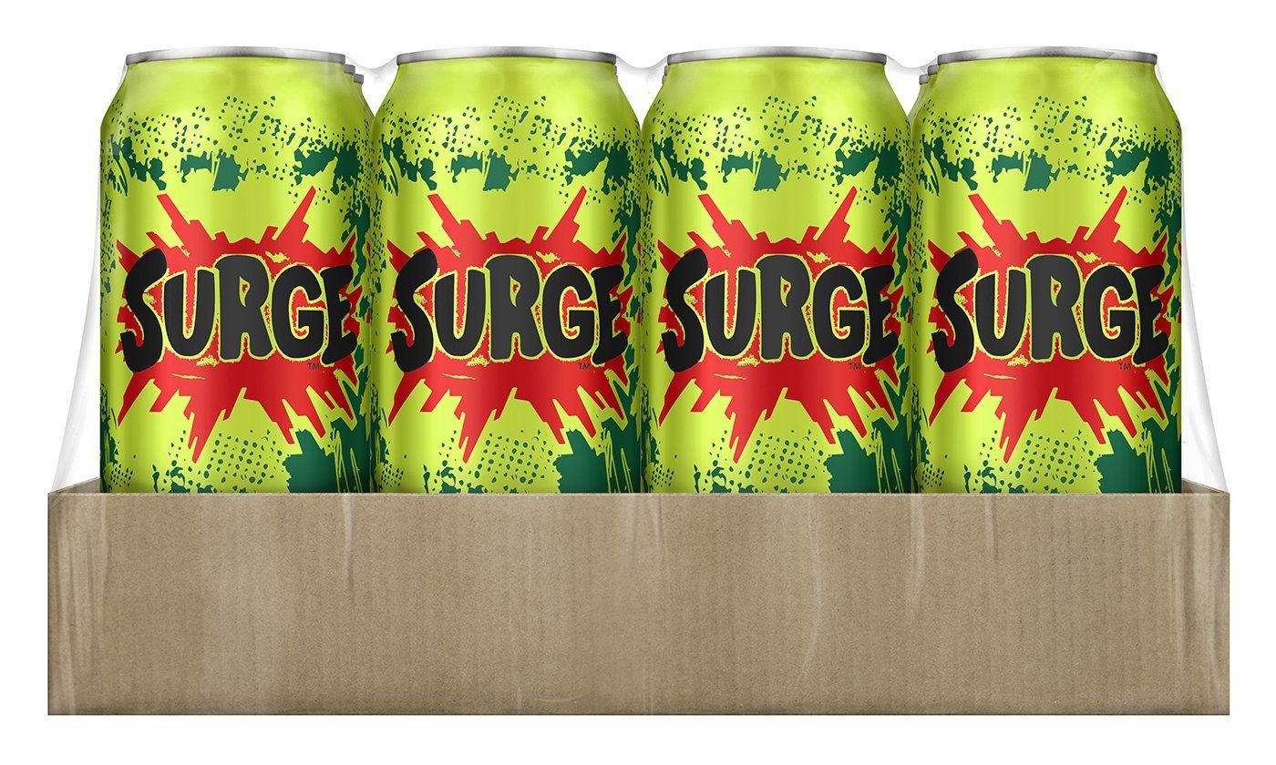 The Surge Soda Review I Couldn't Finish Because 12 Cans In 12 Hours Is ...